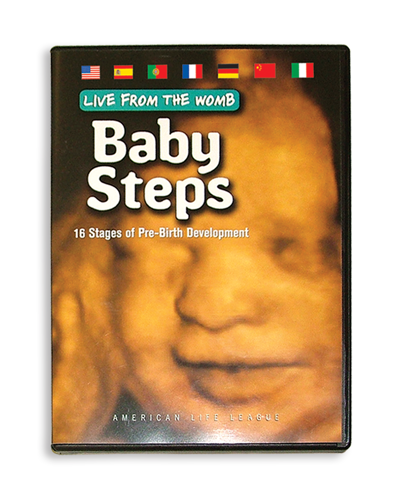 Baby Steps—16 stages of pre-birth development DVD – American Life League