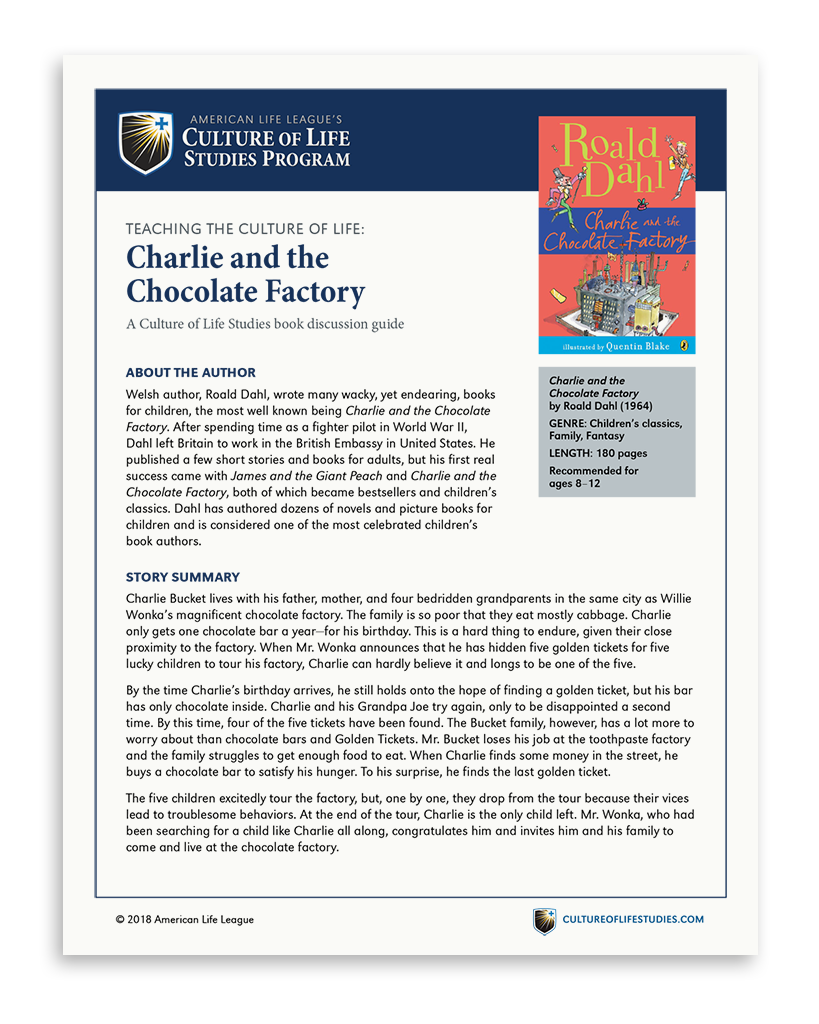 Book Discussion Guide: Charlie and the Chocolate Factory by Roald Dahl ...
