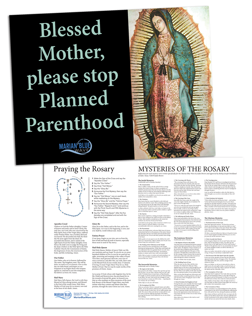 Marian Blue Wave – American Life League